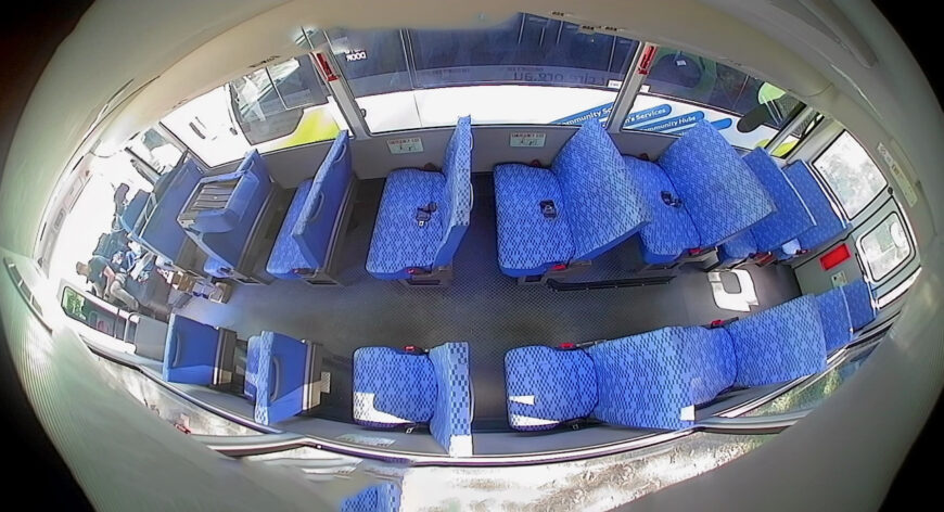 4 camera CCTV kit for small to mid size buses