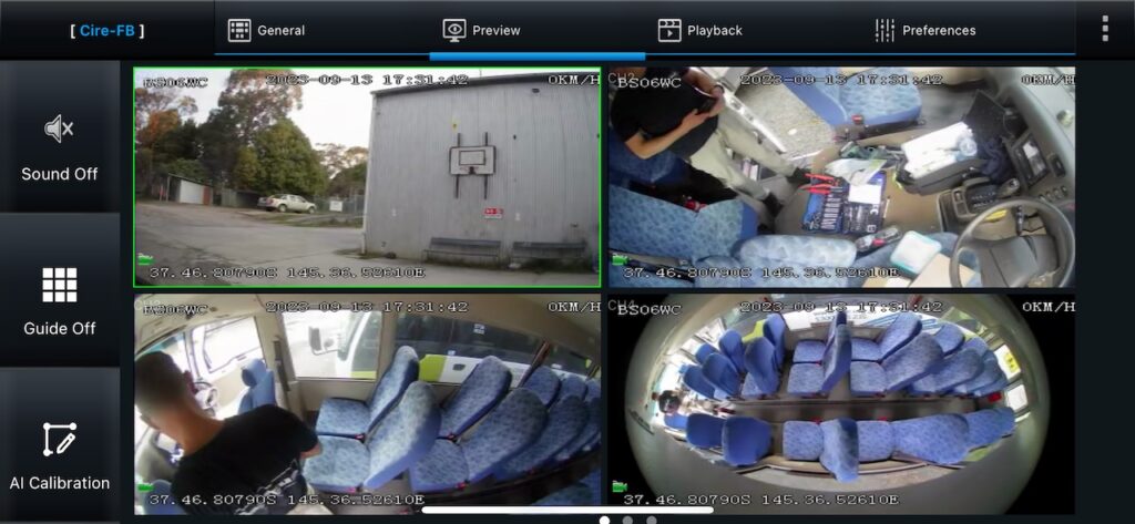Reversing camera AHD for buses - Safebus