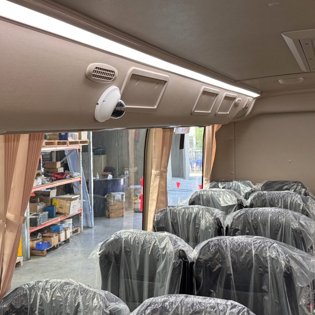 2.8mm security dome camera AHD for buses - Safebus