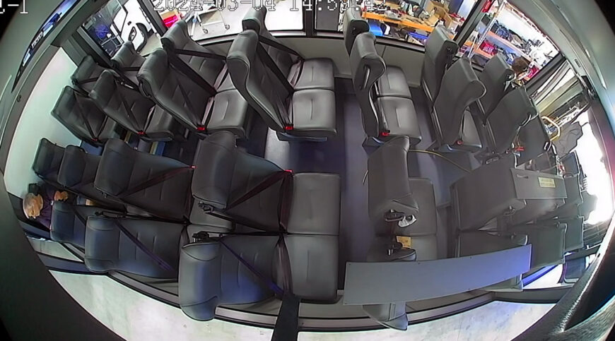 1.4mm Fish-Eye Ultra-Wide Camera for Buses | 210° Lens, 1080p Resolution