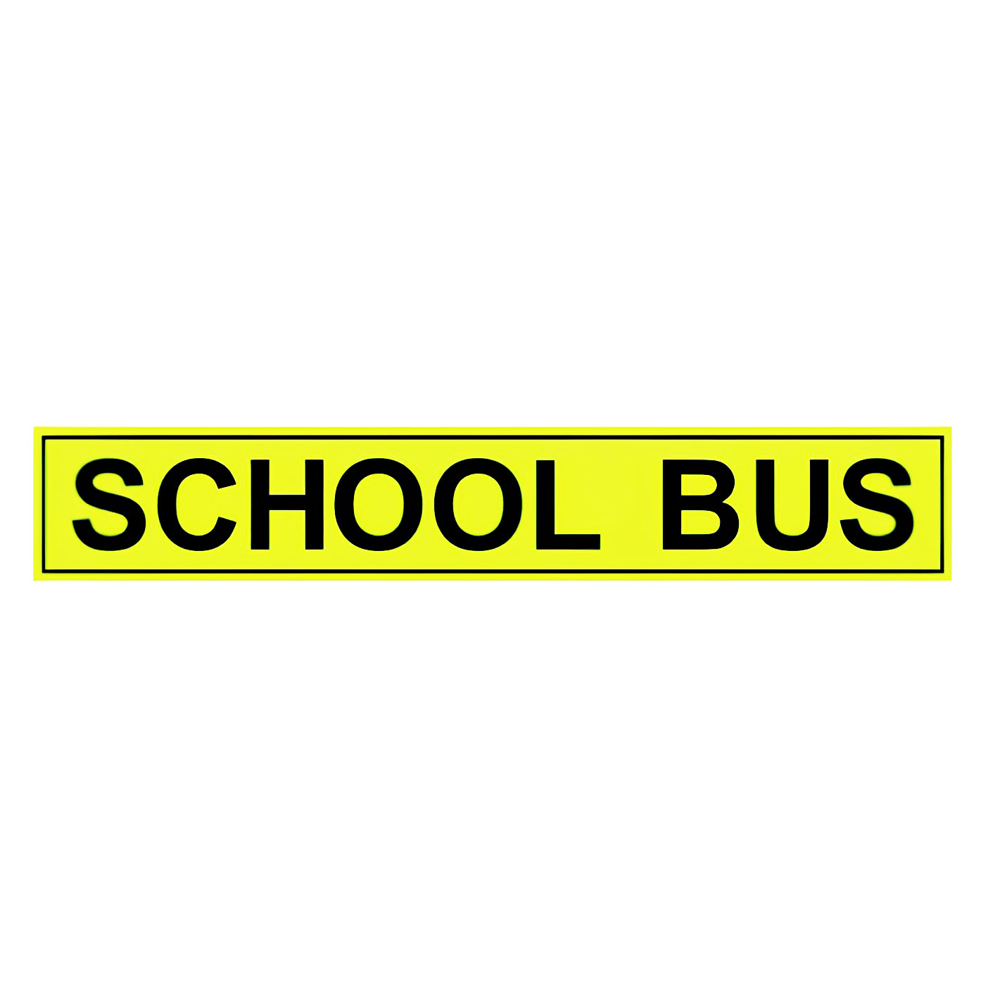 School Bus Sign – Large (1200mm x 200mm) - Safebus
