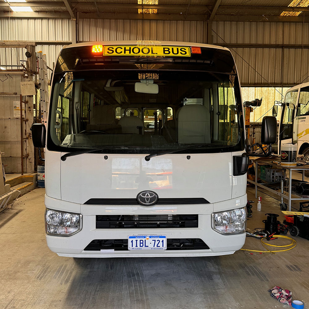NSW TS150 school bus light kit for Toyota Coaster - Safebus