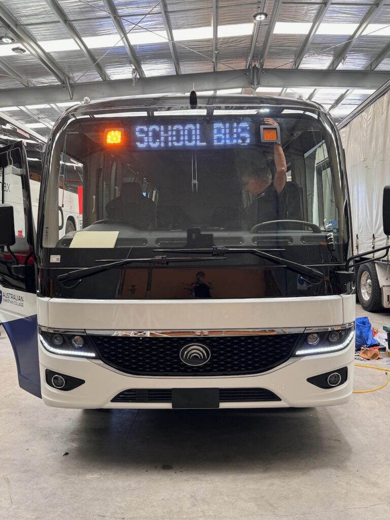 Tasmanian School Bus Light Kit internal mount