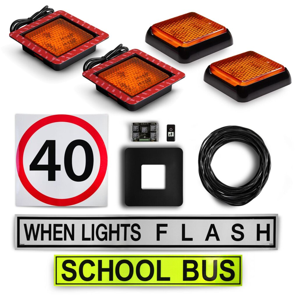 NSW TS150 School Bus Light Kit hybrid mount - Safebus