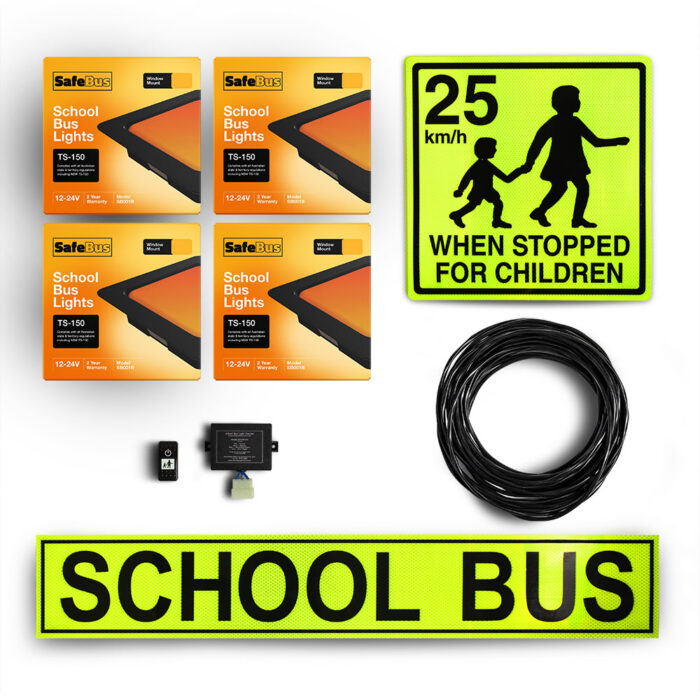 South Australian Bus Light Kit for Toyota Commuter Internal Mount - Safebus