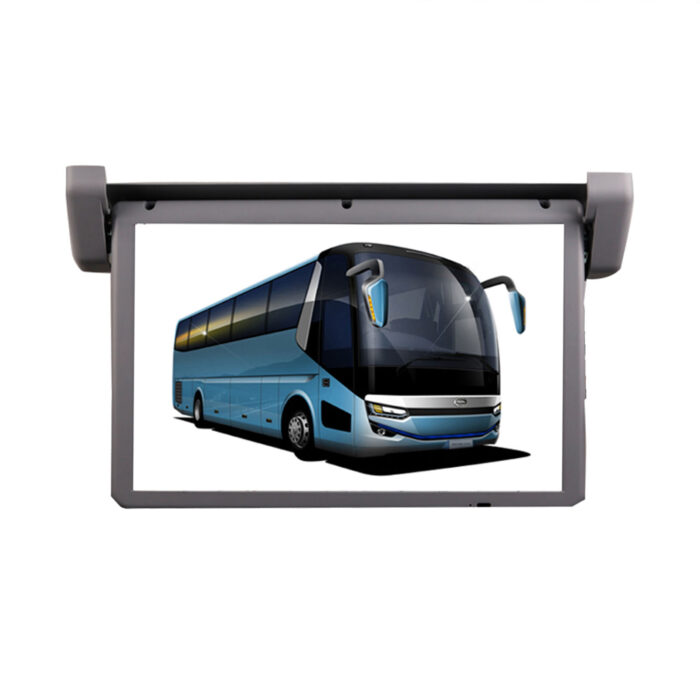 19" roof motorised flip down monitor for buses - Safebus